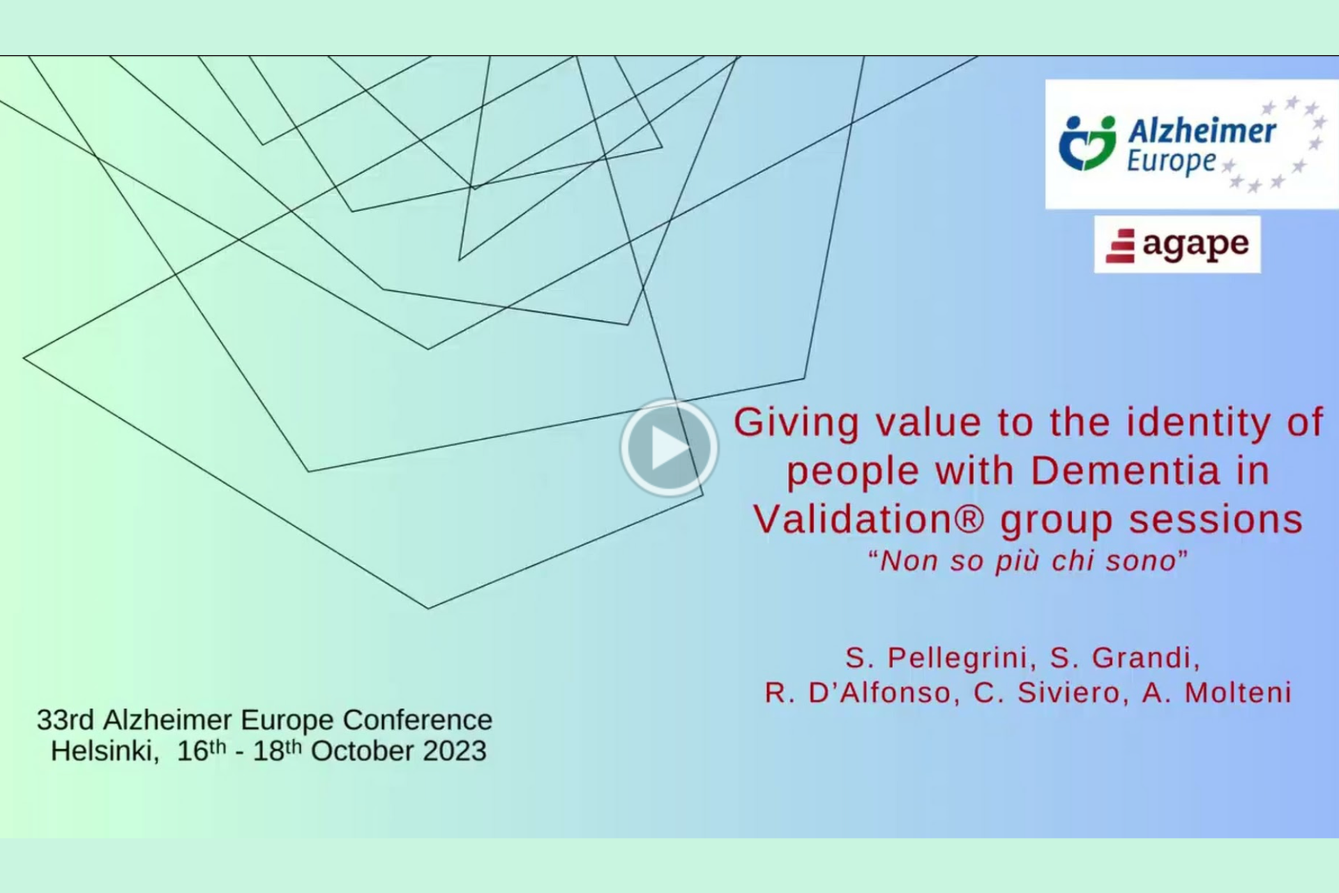 Conference Presentation From Our AVO In Italy - Validation Training ...